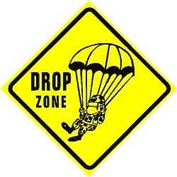 Amazon.com: Drop Zone Paratrooper Military Soldier Sign : Home & Kitchen