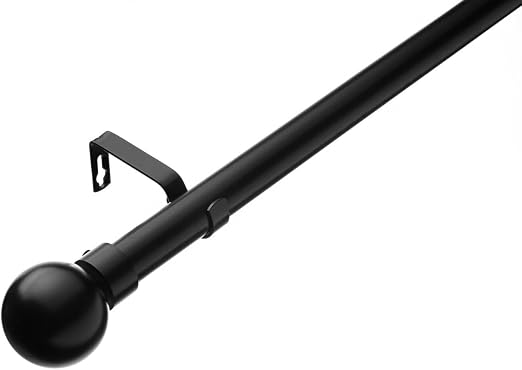 Lister Cartwright 19 mm Curtain Pole for Windows, Extendable 210-320 cm ...