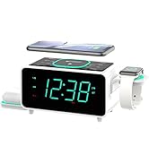 Amazon.com: Emerson CKSS7071 Sunrise Smartset Alarm Clock Radio with 1.2" LED Display, White ...