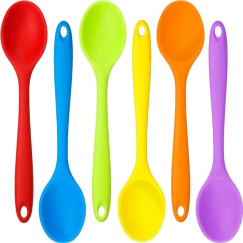 Amazon.com: 5PCS Silicone Serving Spoons Set, Vituer Heat Resistant ...