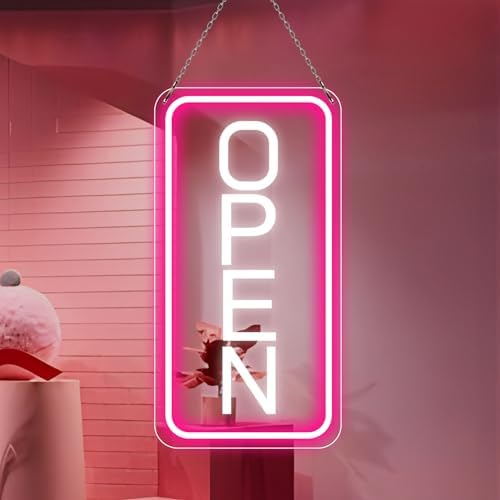 Amazon.com : Neon Open Signs for Business, 16''x 9'' LED Open Sign ...
