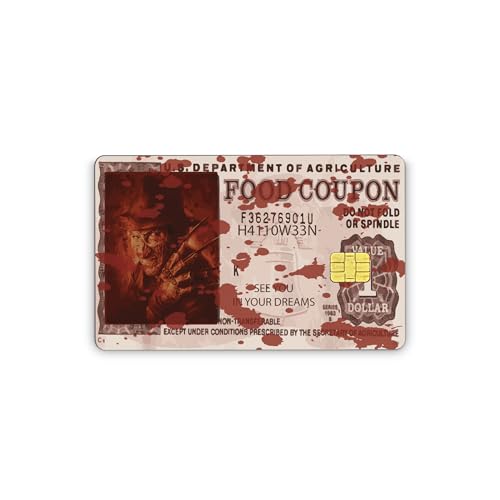 istickerzpnw Halloween Food Coupon Credit Card Sticker Skins - Want It All