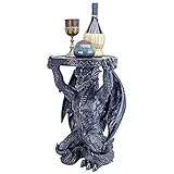 Illuminated Metal Dragon Side Table | The Green Head