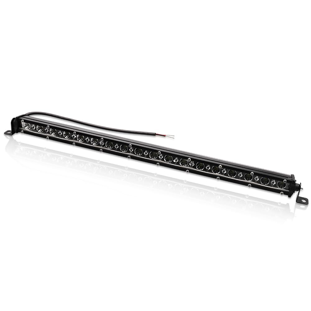 Snapklik.com : 20 Inch Led Light Bar, Single Row Flood Spot Combo Beam ...