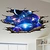 Amazon.com: 3D Galaxy Decor Wall Decal - PVC Material - Cosmic Style ...