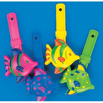 Plastic Tropical Fish Clapper (1 ct) : Amazon.in: Toys & Games