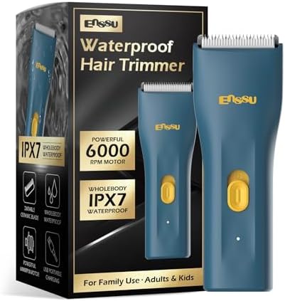 Amazon.com: ENSSU Hair Clippers, Waterproof Men Body Hair Trimmer ...