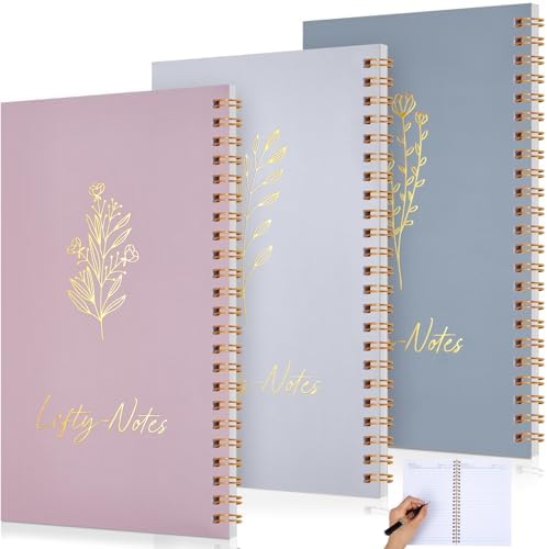 Amazon.com : Lewtemi Small 3 Pieces Left Handed Notebook 8 x 5 Inch ...