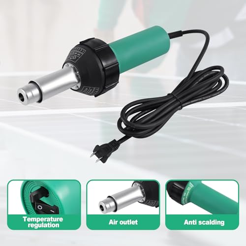 Snapklik.com : 1600W 110V Plastic Welding Gun Kit Hot Air Welder, 40 ...