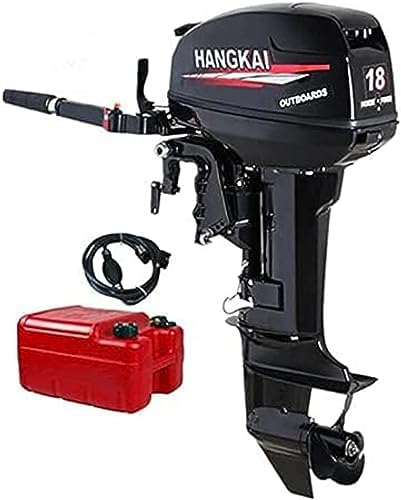 Amazon.com: awolsrgiop 2 Stroke 18HP Heavy Duty Outboard Motor, Short Shaft Inflatable Boat ...