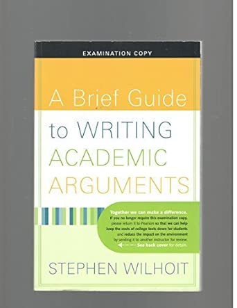 Amazon.com: A Brief Guide to Writing Academic Arguments - Examination ...