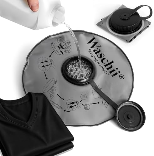 Amazon.com: Waschii Pocket-Sized Portable Washing Machine for Camping ...