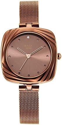 Titan Raga Analog Mother of Pearl Dial Women's Watch 9747WM02 : Amazon.in: Fashion