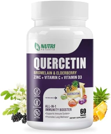 Amazon.com: Quercetin with Bromelain, Quercetin 500mg Capsules, Vitamin ...