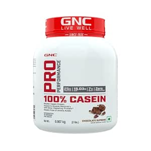 GNC Pro Performance 100% Micellar Casein | 2 lbs | 25 Servings ...