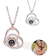 Amazon.com: Custom Necklaces with Picture inside,Personalized Necklace ...