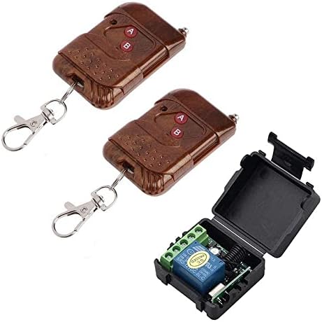 DeHMY Universal 12V 2 Channel Remote Control | 433MHZ Relay Wireless ...