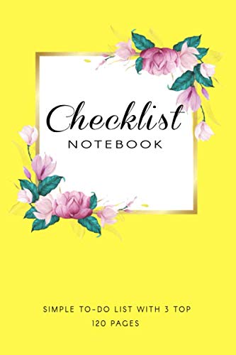 Amazon.com: Checklist Notebook, Simple To-Do Lists with 3 Top ...