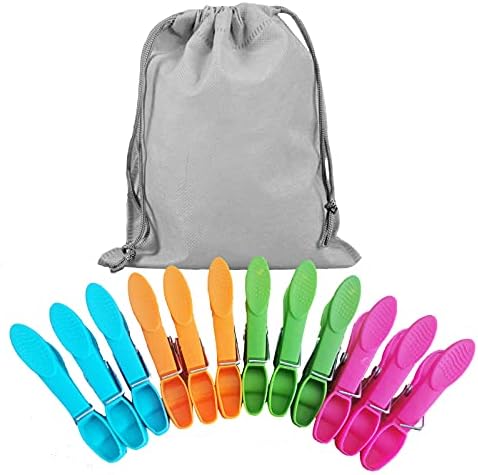 Colorful Plastic Clothespins, Heavy Duty Laundry Clothes Pins Clips ...