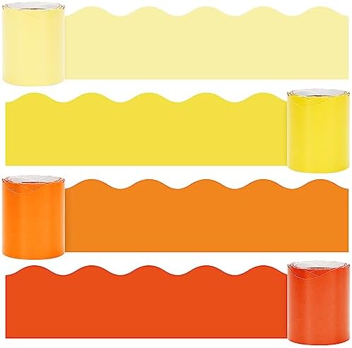 Amazon.com : Whaline 65.6ft Fall Color Bulletin Board Borders 4 Rolls ...