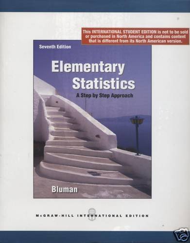 Elementary Statistics: A Step by Step Approach: 9780071081580: Amazon ...
