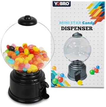 Amazon.com: YOBRO Mini Candy Dispenser,Cute Candy Machine for Desktop ...