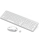 seenda Rechargeable Wireless Keyboard and Mouse, SK38-3 Ultra Slim ...