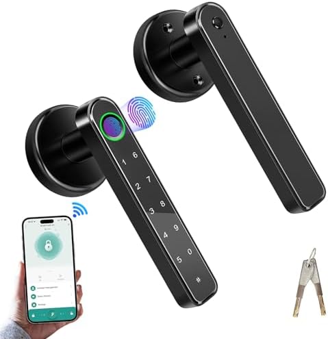 Ruveno Smart Lock, Fingerprint Door Lock, Smart Door Lock, Keyless ...