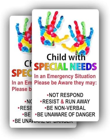 Amazon.com - (2 Pack) 5" Special Needs Vinyl Sticker Car Safety Decal ...