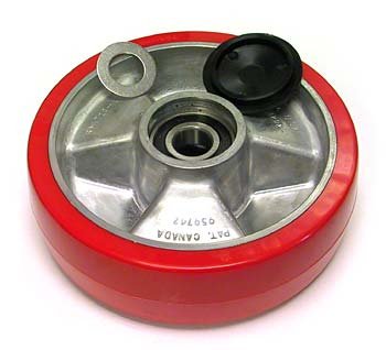 Amazon.com: Uline H-1043 Heavy Duty Steer Wheel Assembly with Bearings ...