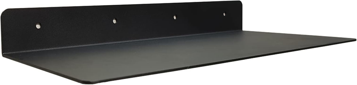 Amazon.com: Floating Shelves Set of 2, Metal Shelves, Wall Mounted ...