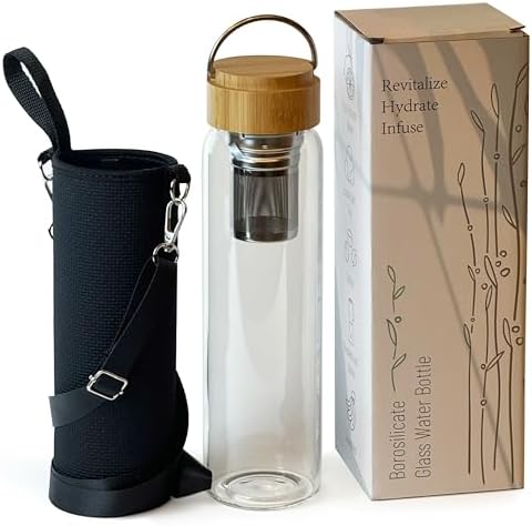 Amazon.com: aecotea 32oz Tea Infuser Bottle with Strainer and Infuser ...