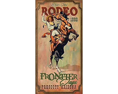 Amazon.com: Prescott Arizona Rodeo and Frontier Days Poster, Vintage ...