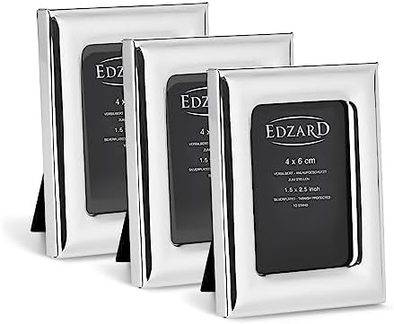 2" x 3" Plain Satin Silver Classic Photo Frame Gift Present 24123 ...