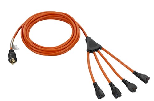 Buy PowerFit AP90252 25-Feet 20-Amp Generator Power Cord Online at Low ...