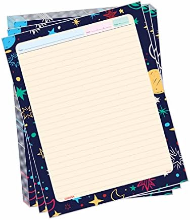 Fun Lines Premium A4 Project Papers - Pack of 80 (Pack 2) : Amazon.in ...