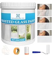 Frosted Glass Paint for Windows,17oz Privacy Windows Paint, Waterproof ...