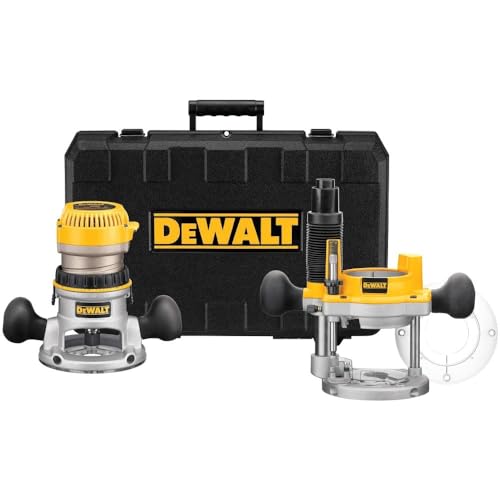 DEWALT Router, Fixed/Plunge Base Combo Kit, 11-Amp, 1-3/4 HP, (DW616PK ...