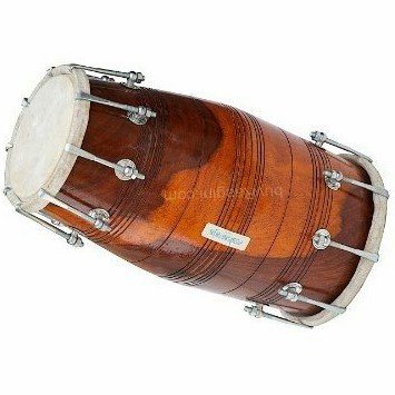 Dhusia Professional Wooden Indian Folk Musical Instrument Dholak Kachhi ...