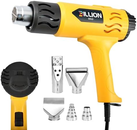 1800W Heavy Duty Heat Gun - Variable Temperature Control Hot Air Gun ...