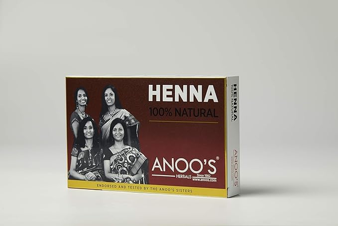 Buy ANOOS HERBAL HENNA 100gms PACK of 3 Online at Low Prices in India ...