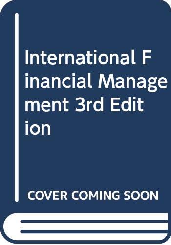 International Financial Management 3rd Edition: Eun / Resnick ...