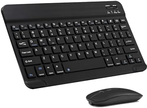 Kit Teclado e Mouse sem fio Com Conex USB e Bluetooth 3.0 Recarregavel ...