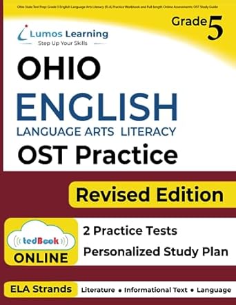Ohio State Test Prep: Grade 5 English Language Arts Literacy (ELA ...