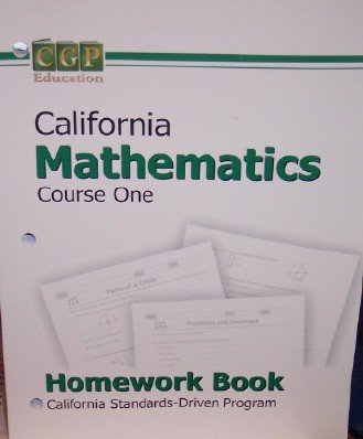 Homework Book Course 1 (California Mathematics): CGP Education ...