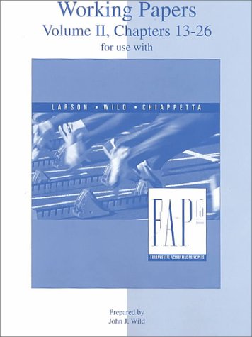 Amazon.com: Working Papers Volume 2: 9780070307384: Larson,Kermit: Books