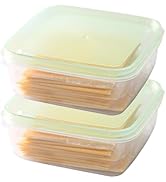 Amazon.com: Vellsenne Sliced Cheese Container for Fridge 2 Pack ...