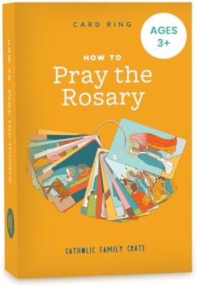 How to Pray the Rosary Cards - 27 Catholic Prayers Cards with 1.5 ...