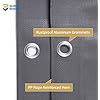 GUARD SHIELD Tarp Waterproof Heavy Duty Matte Grey Tarp 20x40 Feet ...