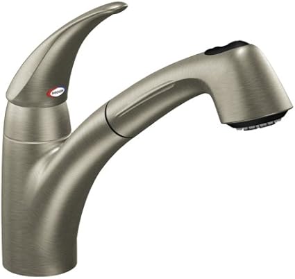 Moen 7560SL Extensa Single Handle Kitchen Faucet with Pullout Spout ...